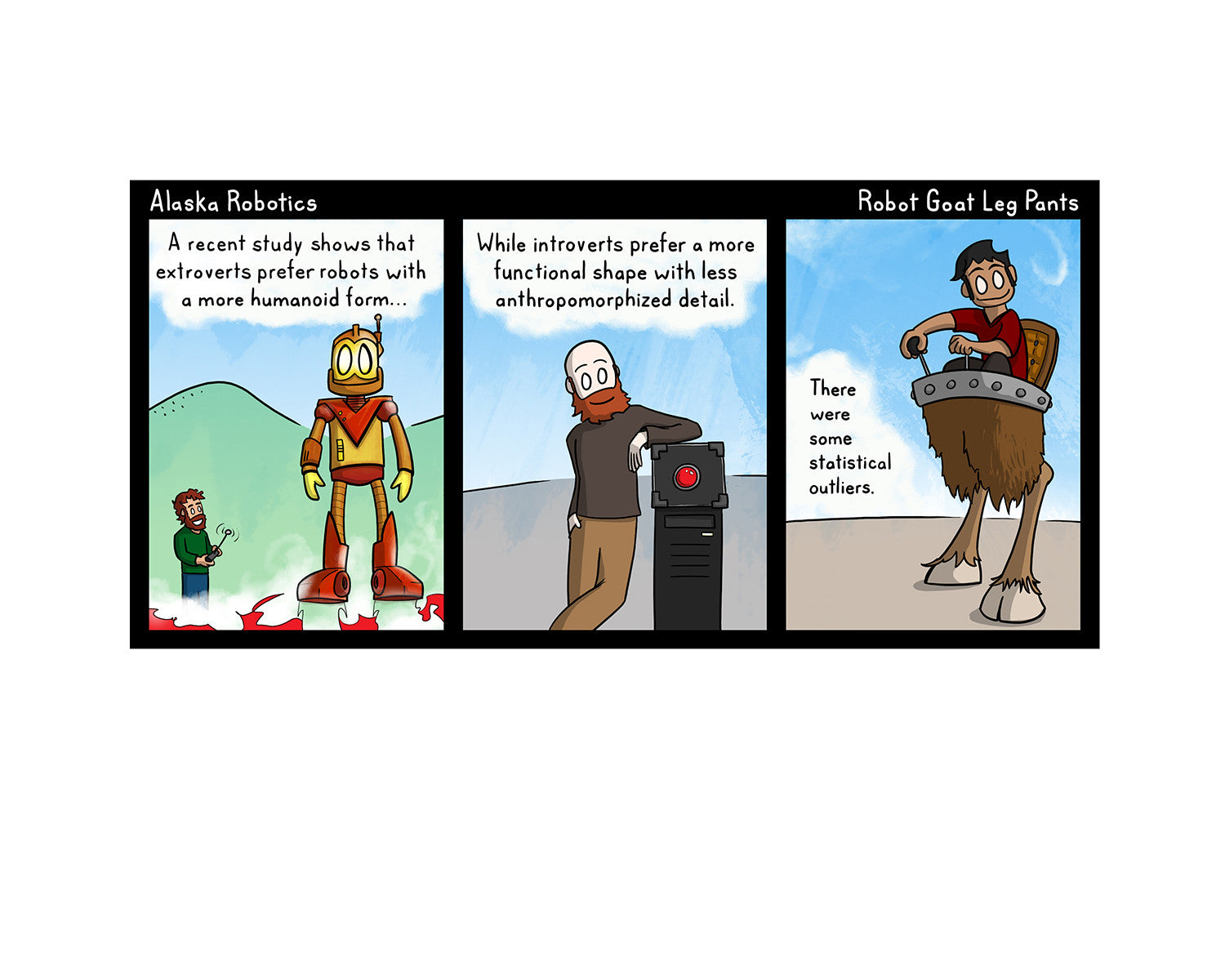 Robot Goat Leg Pants – Alaska Robotics Gallery